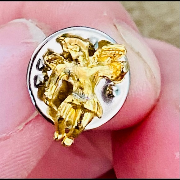 Jewelry | Vintage 1989 Golden Good Luck Guardian Angel Pin Nwt | Poshmark